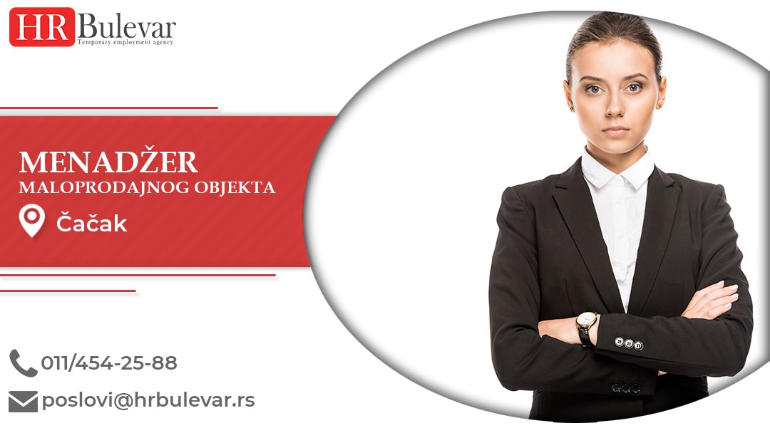Menadžer maloprodajnog objekta - HR Bulevar