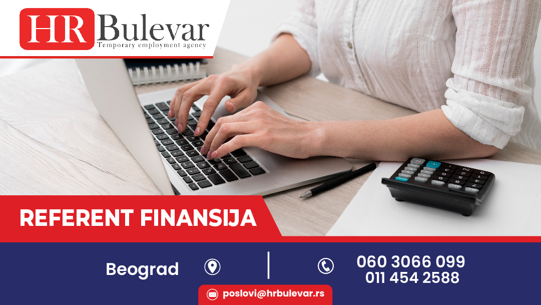 Referent finansija | Beograd - HR Bulevar