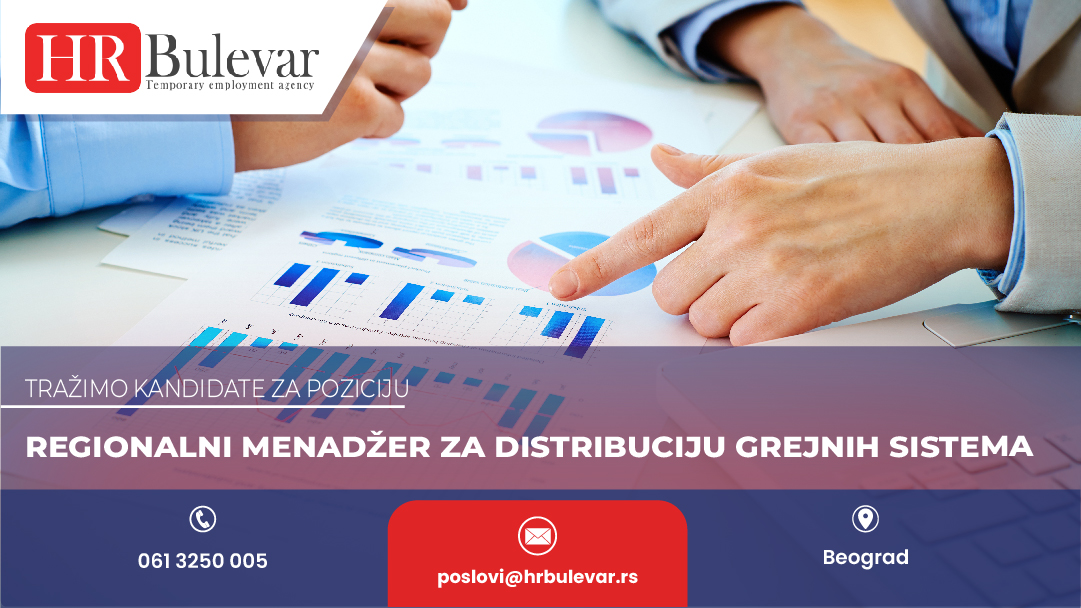 Regionalni menadžer za distribuciju grejnih sistema | Oglas za posao ...